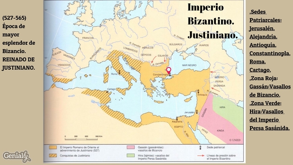 Expansión del Imperio Bizantino bajo Justiniano - Copy