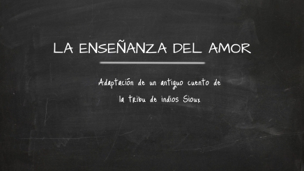 La enseñanza del amor
